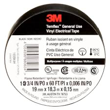 3M Temflex 3/4X60’ Electrical Tape – G&DFarms