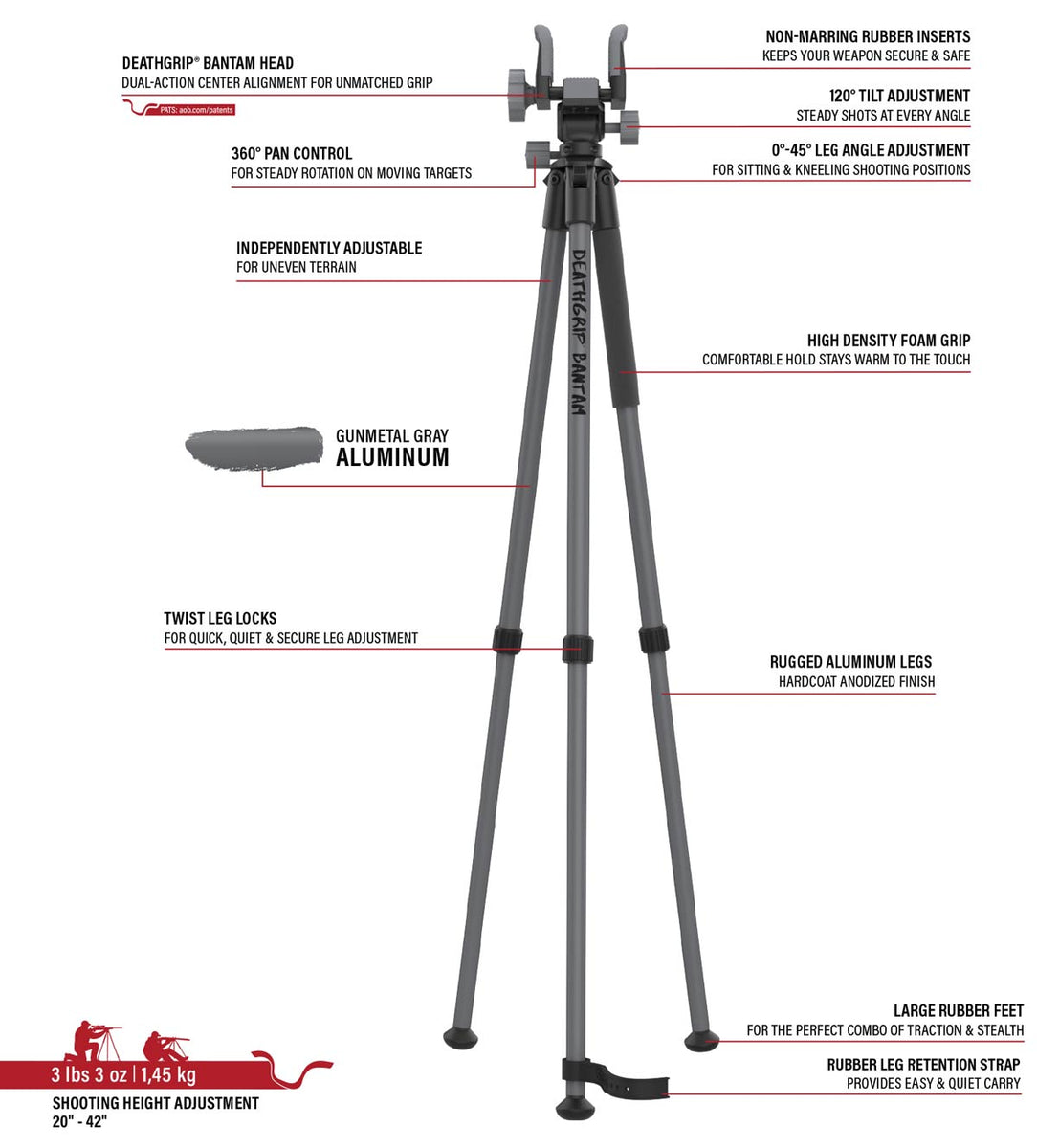 BOG Deathgrip Bantam Tripod – G&DFarms