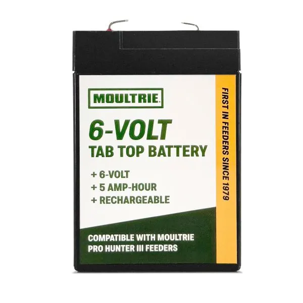 Moultrie Battery, 6V, Rechargeable – G&DFarms