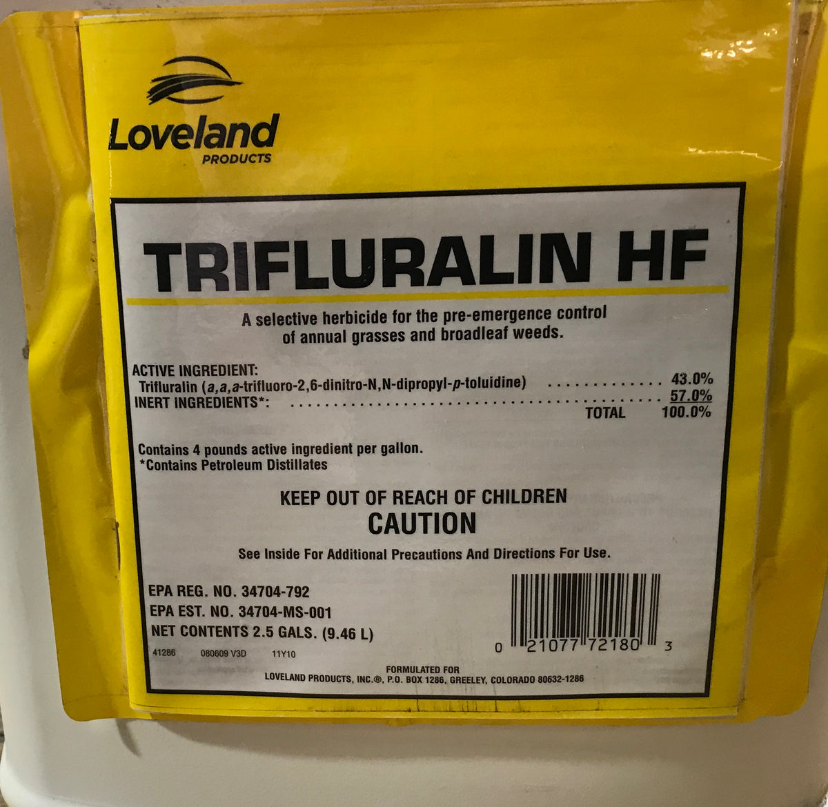 Trifluralin HF, 2.5gal – G&DFarms