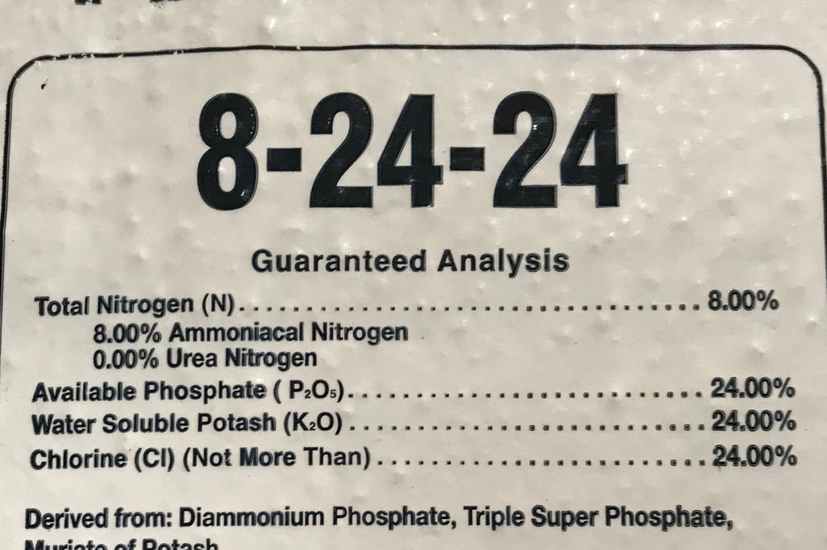 FERTILIZER 8-24-24, 50lb – G&DFarms