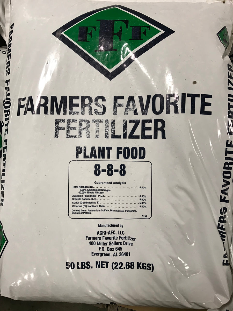FERTILIZER 8-8-8, 50lb – G&DFarms